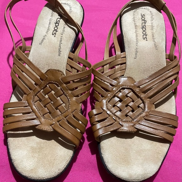 Softspots | Shoes | Soft Spots Leather Softly Comfortable Sandals ...